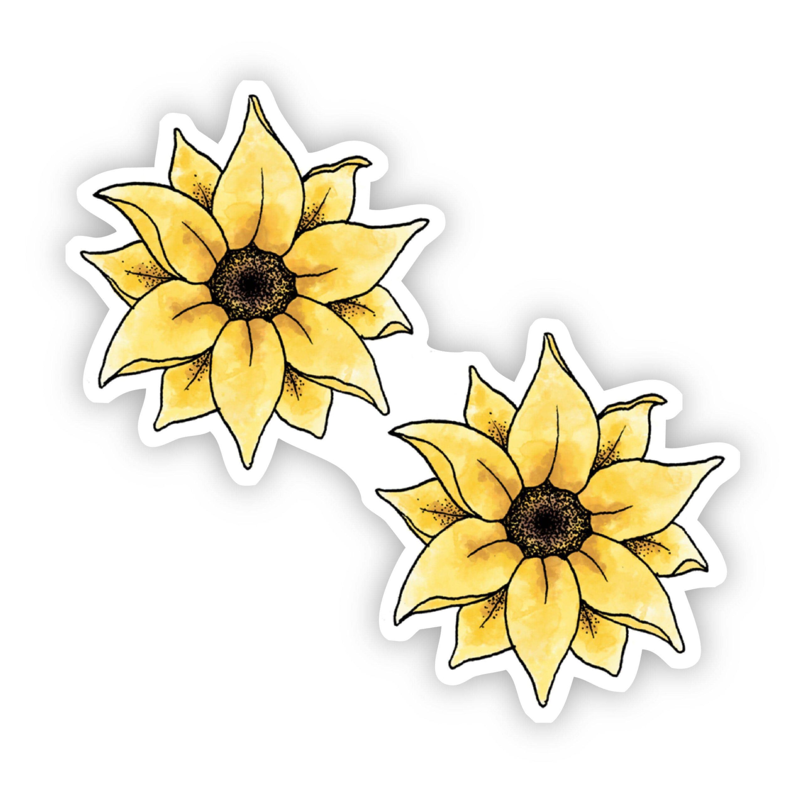 Yellow Flowers Sticker – StickerStory.co