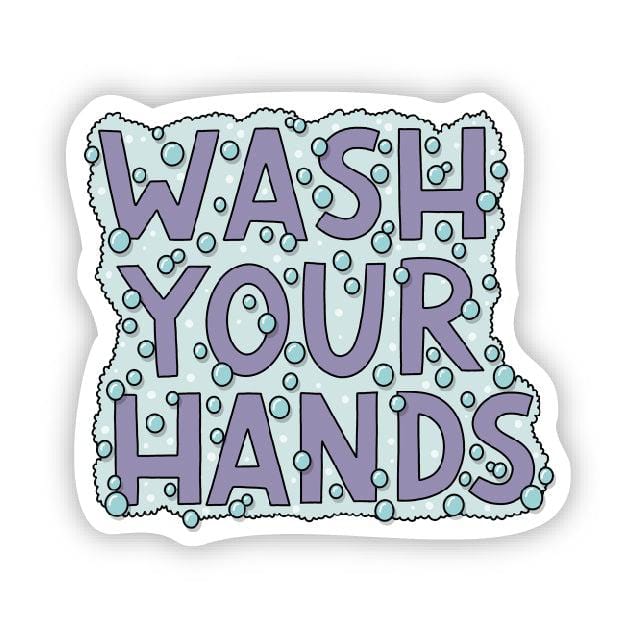 Wash your hands pandemic sticker – StickerStory.co