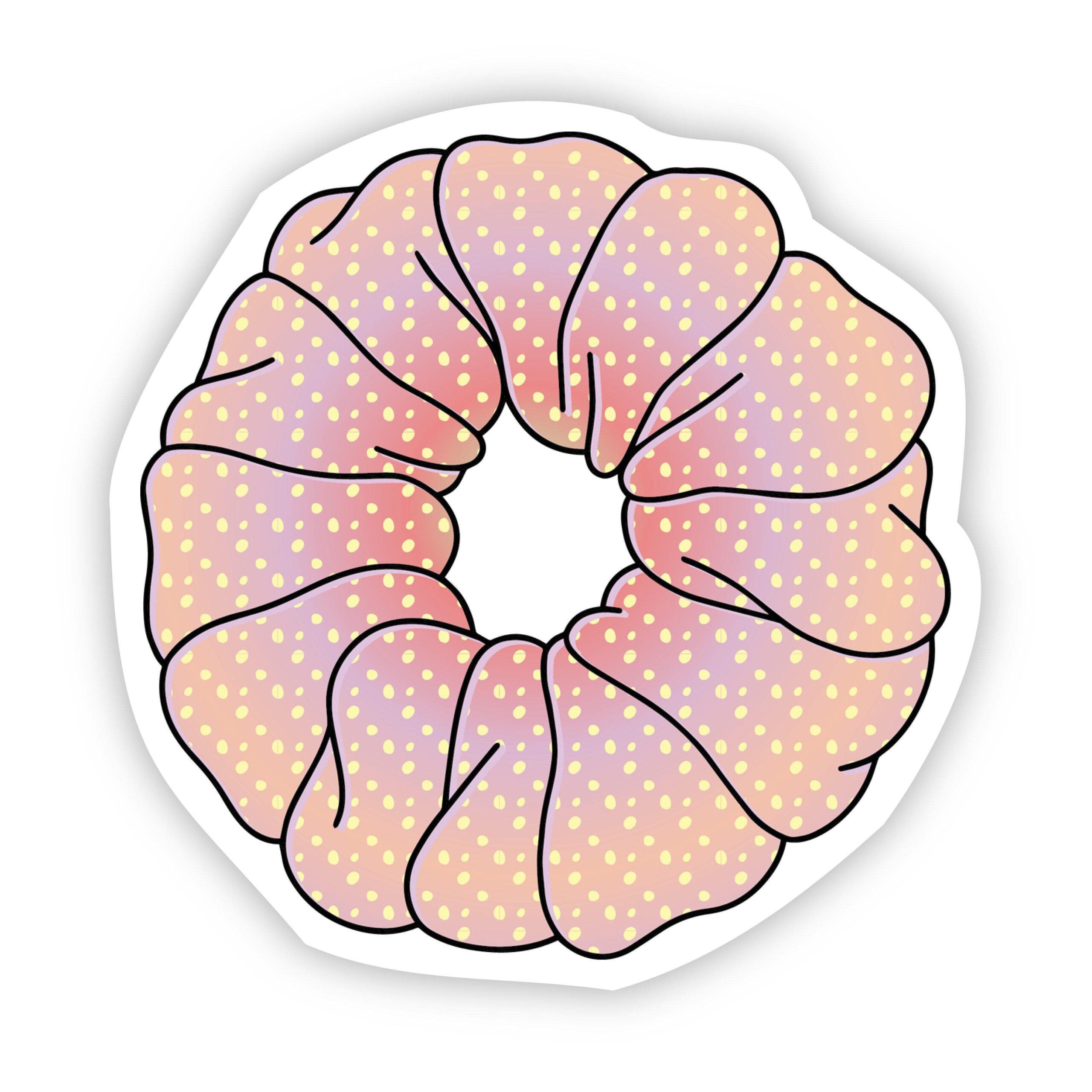 Scrunchie Multi Color Aesthetic Sticker – StickerStory.co