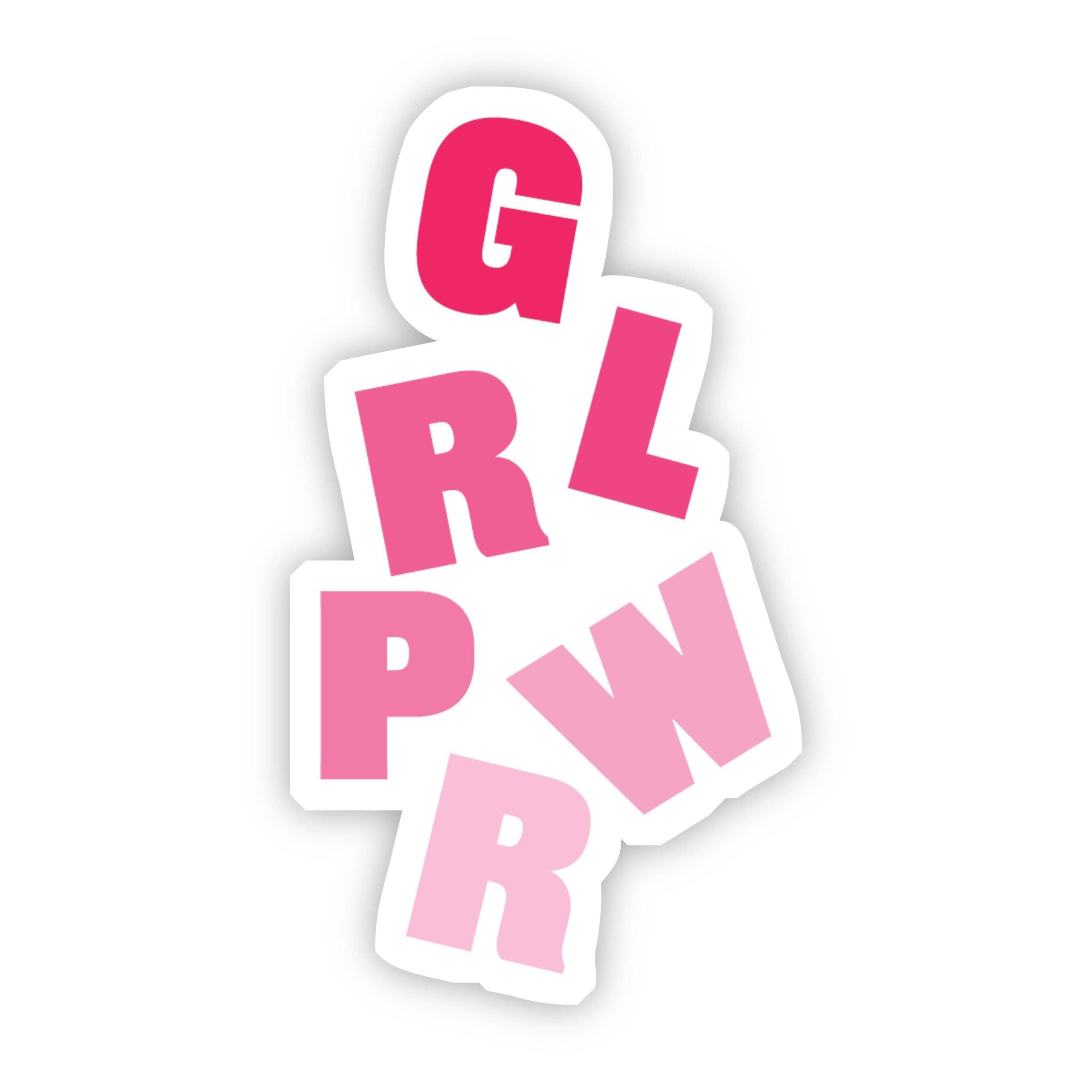 Girl Power Red Sticker – StickerStory.co