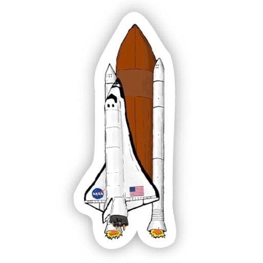 NASA Spaceship Sticker – StickerStory.co
